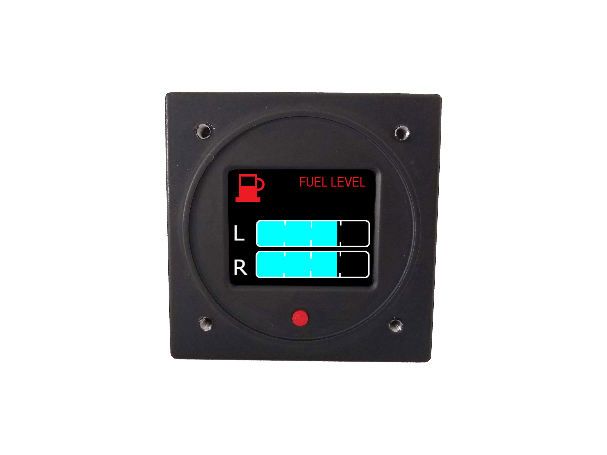 2-1/4" Electronic Fuel Gauge | RED Avionics